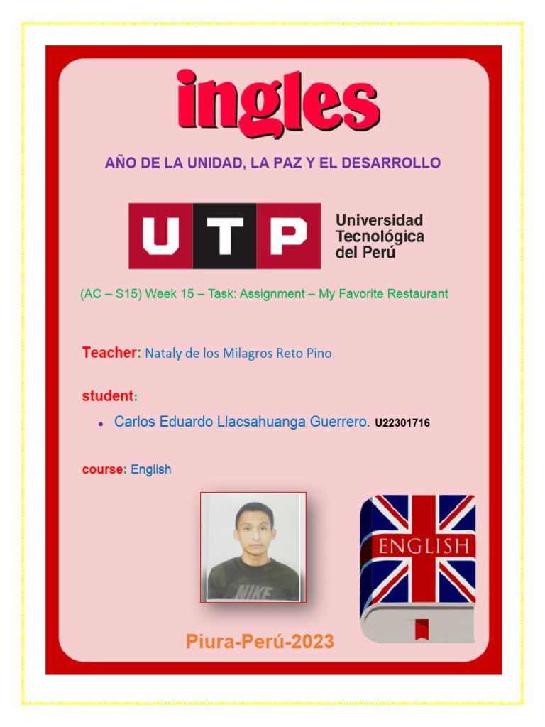 My Favorite Restaurant | PDF