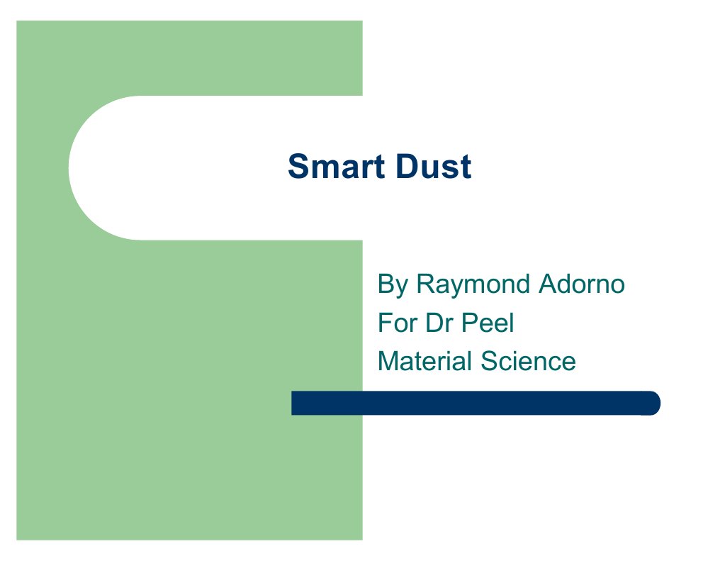 Smart Dust | PDF