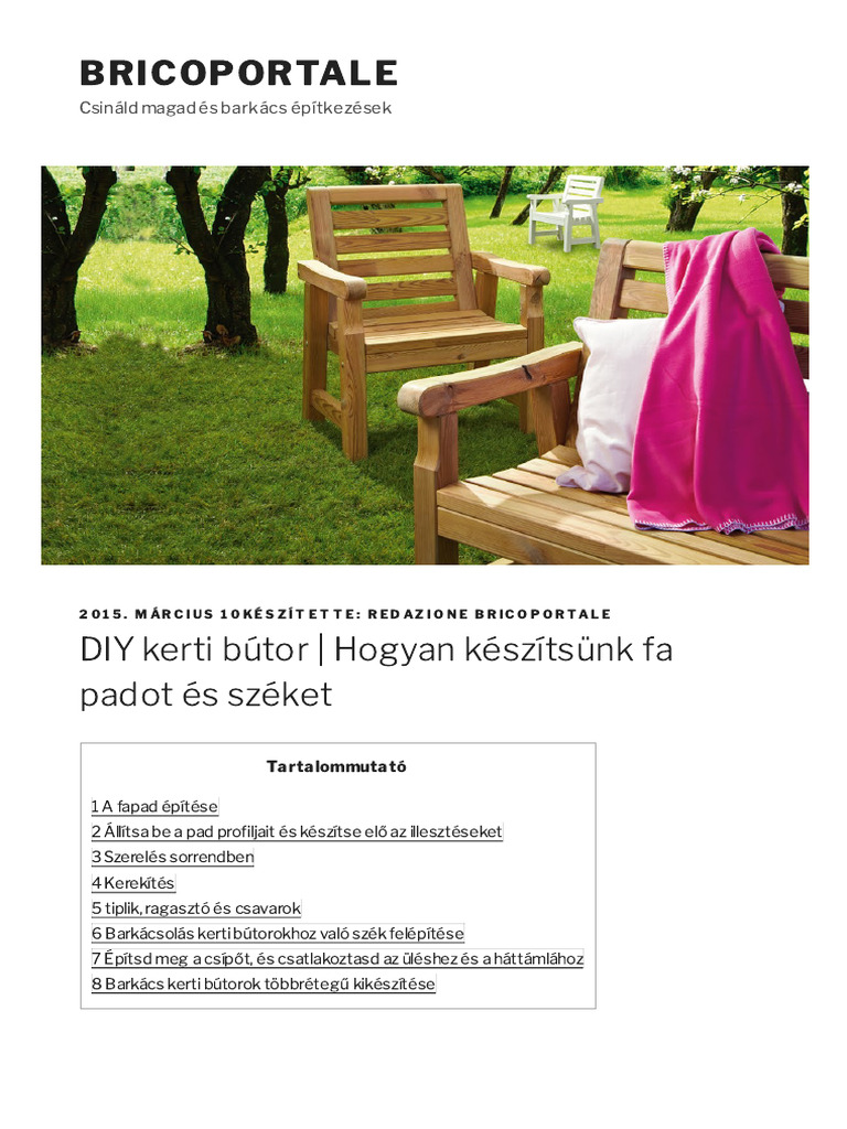 Fa Pad Készítés | PDF