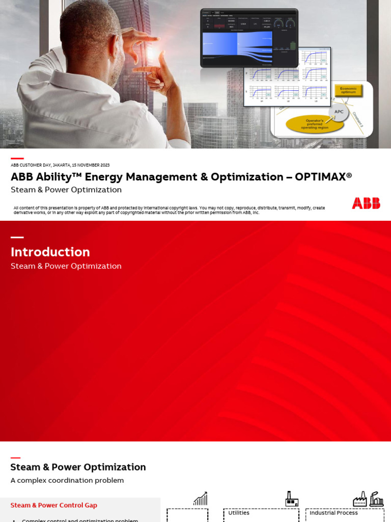 01 ABB Ability OPTIMAX - Steam & Power Optimization (Studio) | PDF | Steam | Mathematical ...