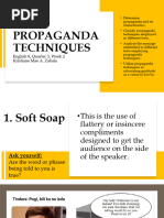 Propaganda Techniques: Snob Appeal | PDF | Propaganda | Advertising