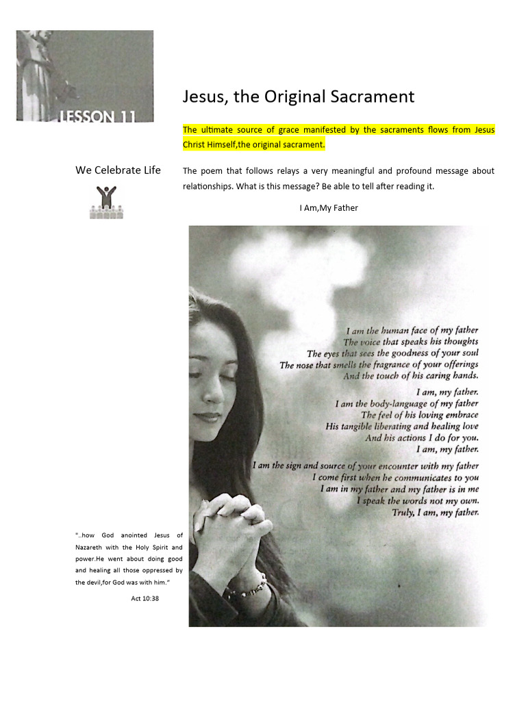 ReEd 9 3rd Grading BOOK | PDF | Baptism | Eucharist