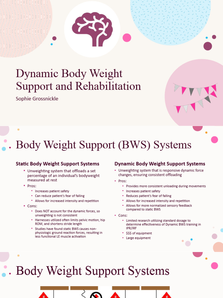 Dynamic Body Weight Support | PDF | Balance (Ability) | Clinical Medicine