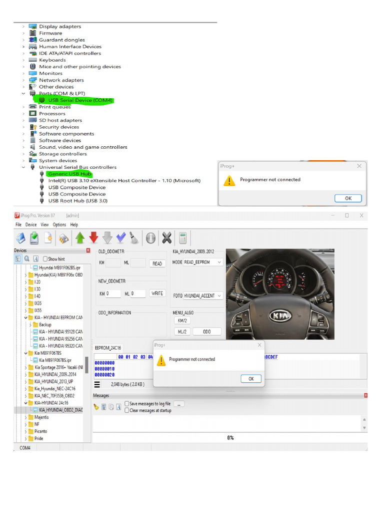 Iprog Error - Not Connected | PDF