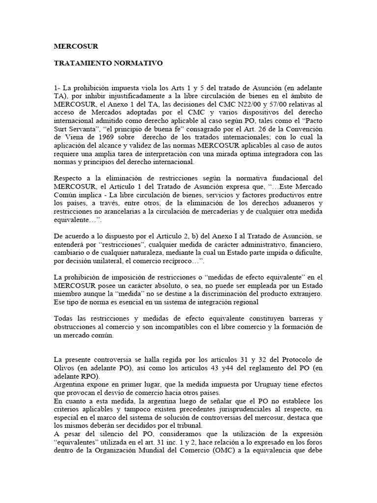 Mercosur | PDF