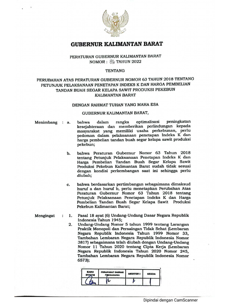 2022 Pergub 086 | PDF