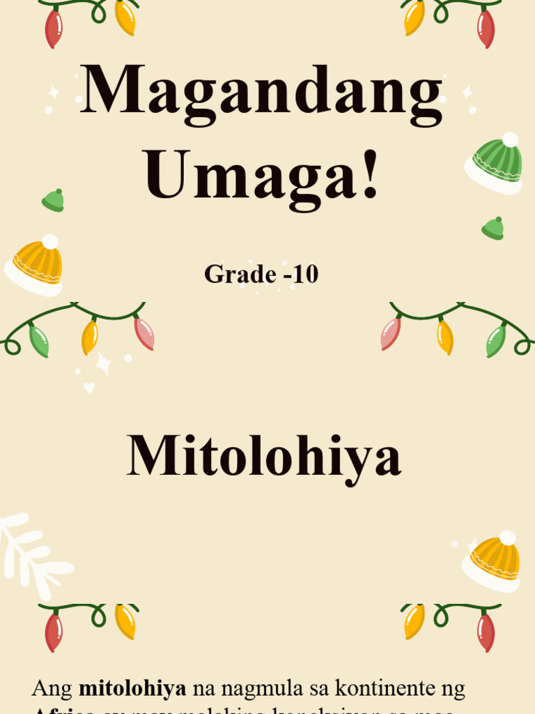 Mitolohiya | PDF