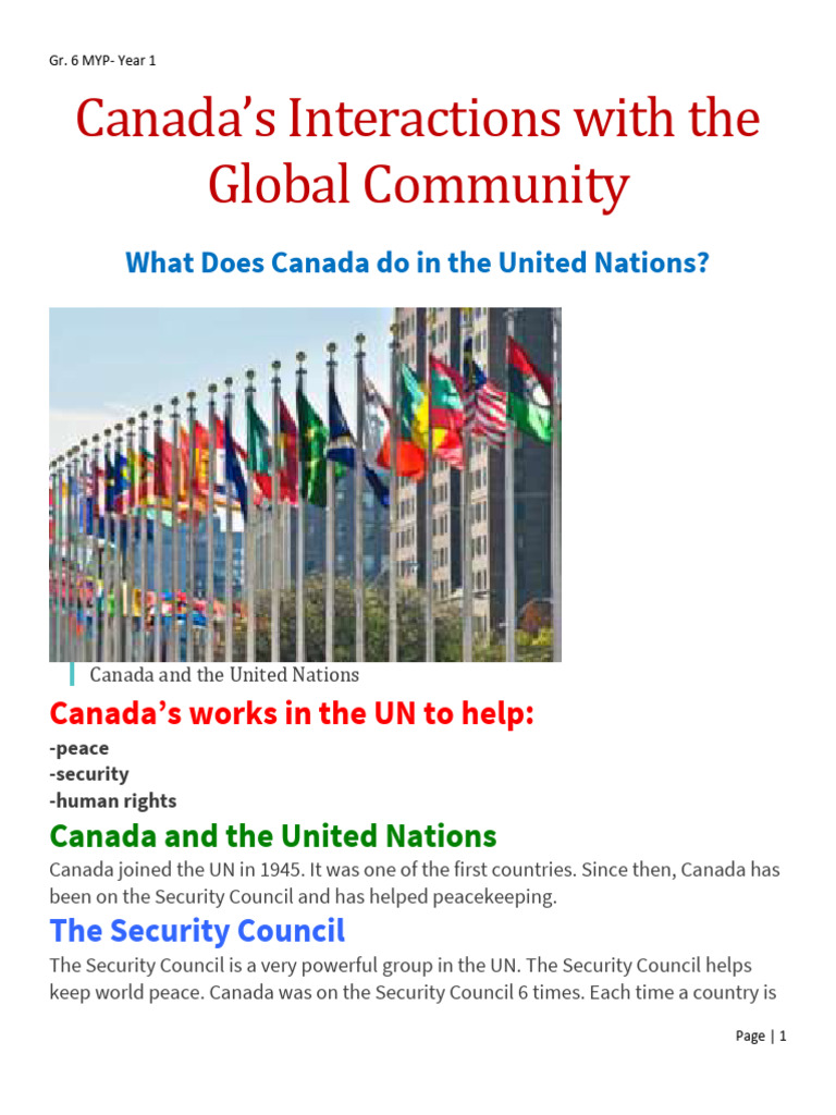 Gr. G-SST Unit-Strand B-Canadas Role-General Knowledge-B | PDF ...