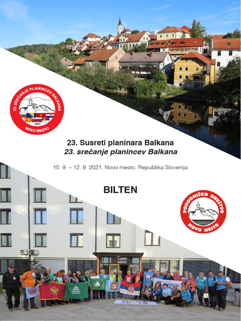 Bilten - Susreti Planinara Balkana - Novo Mesto 2021 | PDF