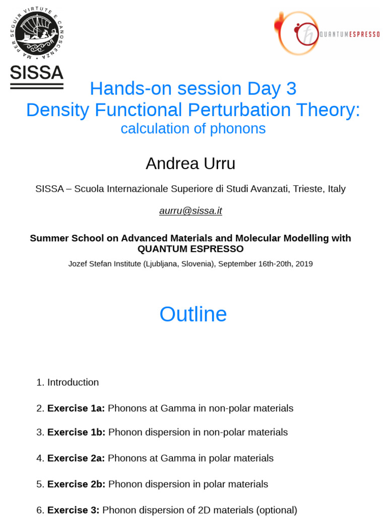 Handson Day3 DFPT | PDF | Phonon | Dielectric