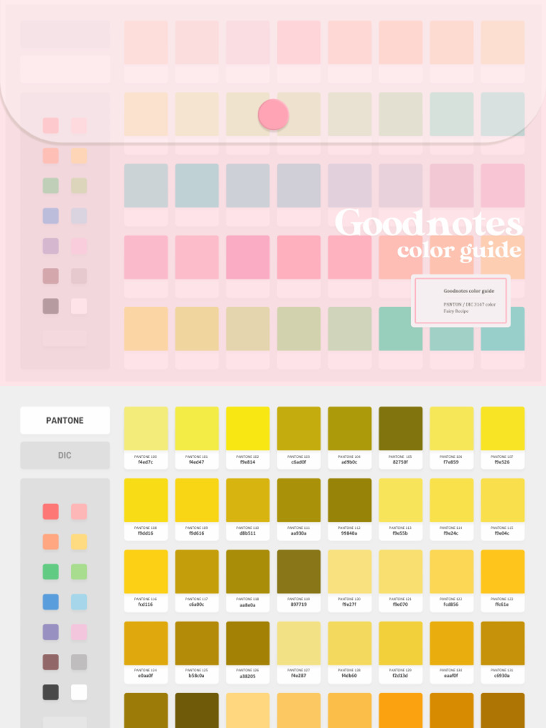 FairyRecipe - Color Guide | PDF | Color | Visual Perception
