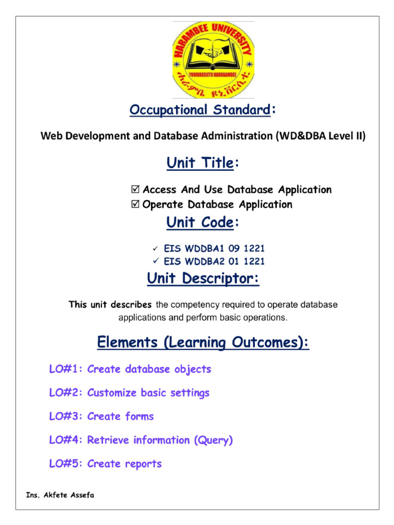 WDDBAOperate Database Application and Access and Use Database ...