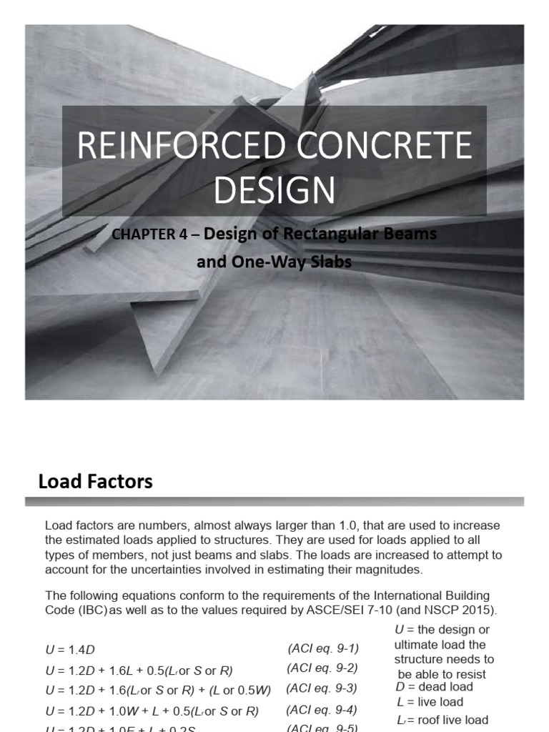 RCD Chapter 4 PDF | PDF | Beam (Structure) | Bending