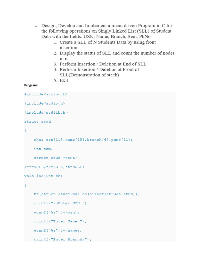 Program | PDF | Computer Data | Computer Science
