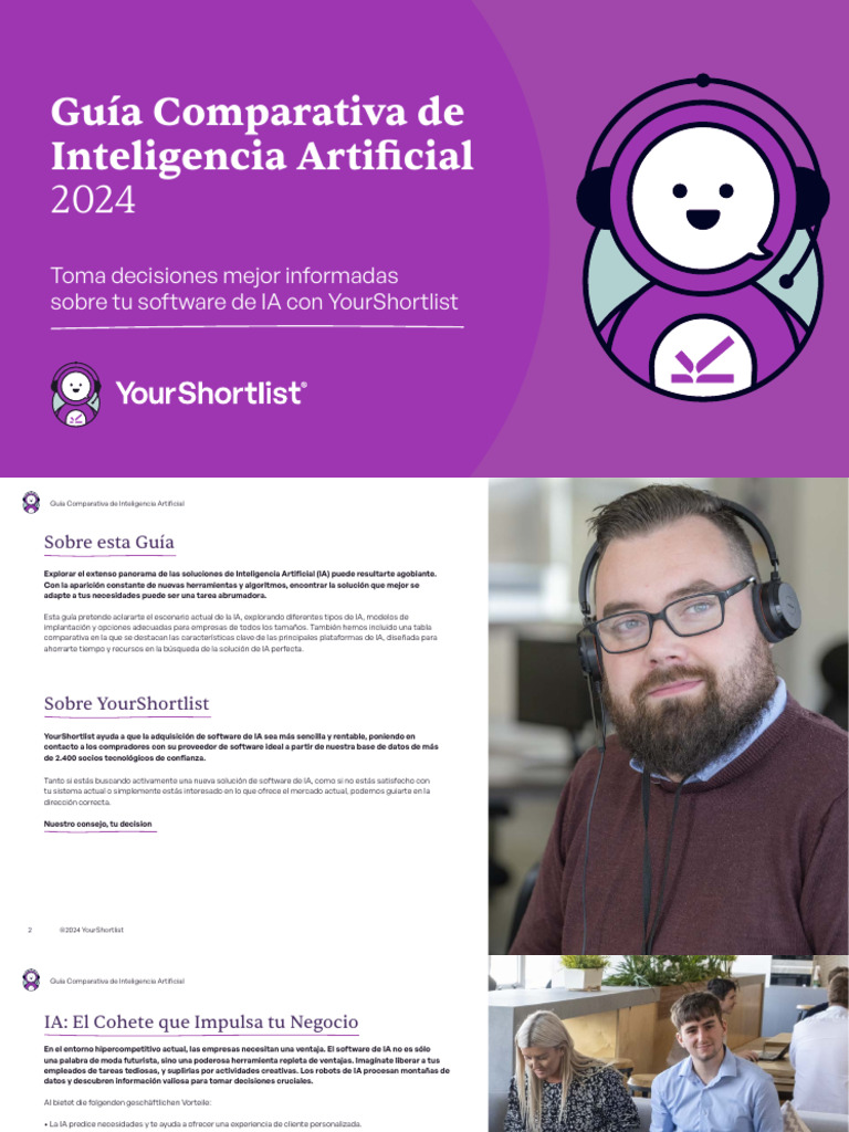 YourShortlist Guía Comparativa de Inteligencia Artificial 2024 | PDF | Inteligencia artificial ...