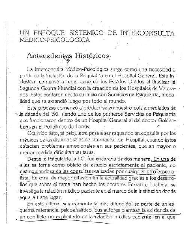 Interconsulta M1 | PDF