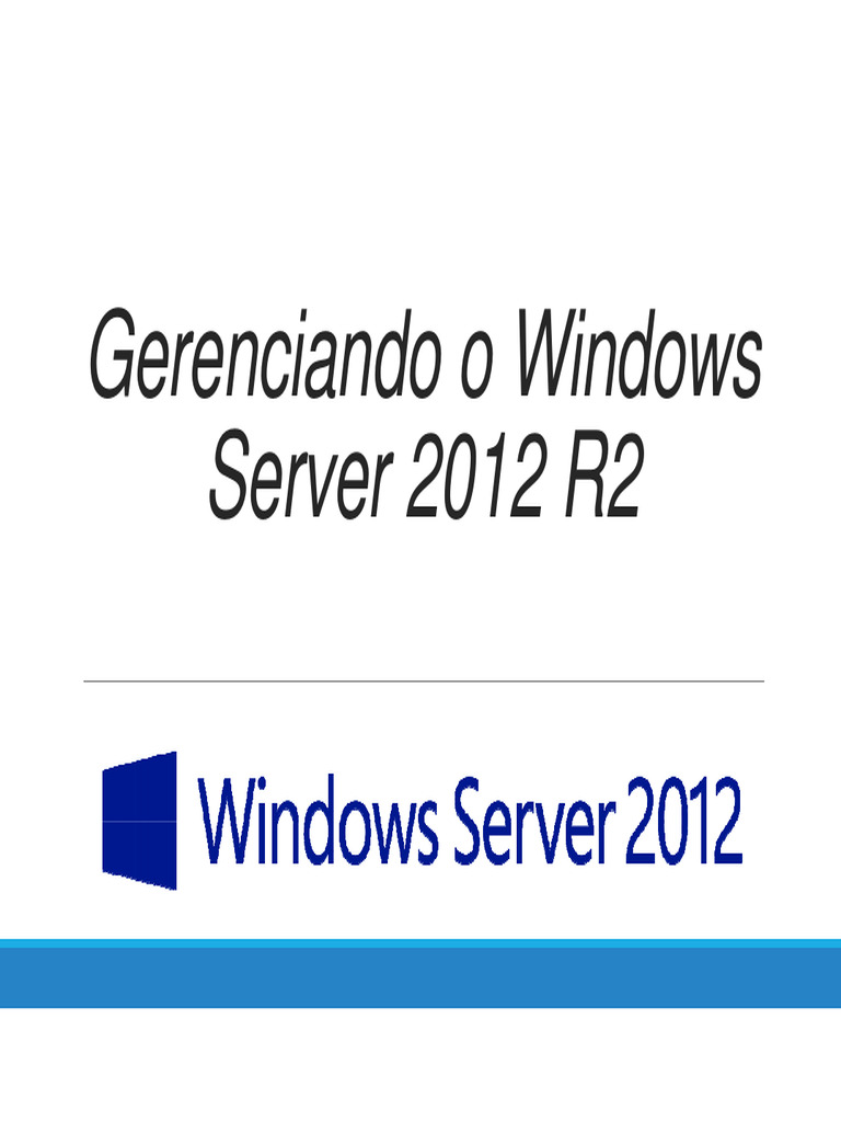 Aula02 WindowsServer | PDF | Diretório ativo | Arquitetura de computadores