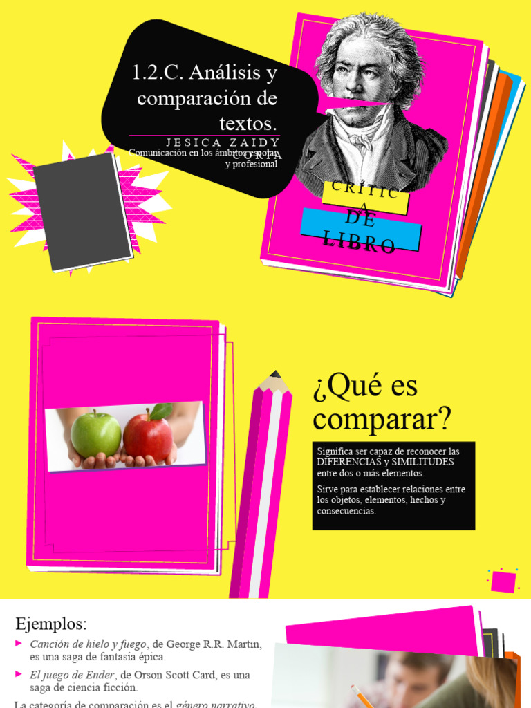 Análisis y Comparación de Textos. | PDF