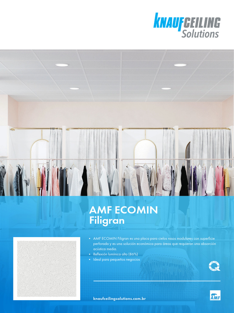 Ficha Tecnica DS - AMF - ECOMIN Filigran 13mm - LATAM ES | PDF