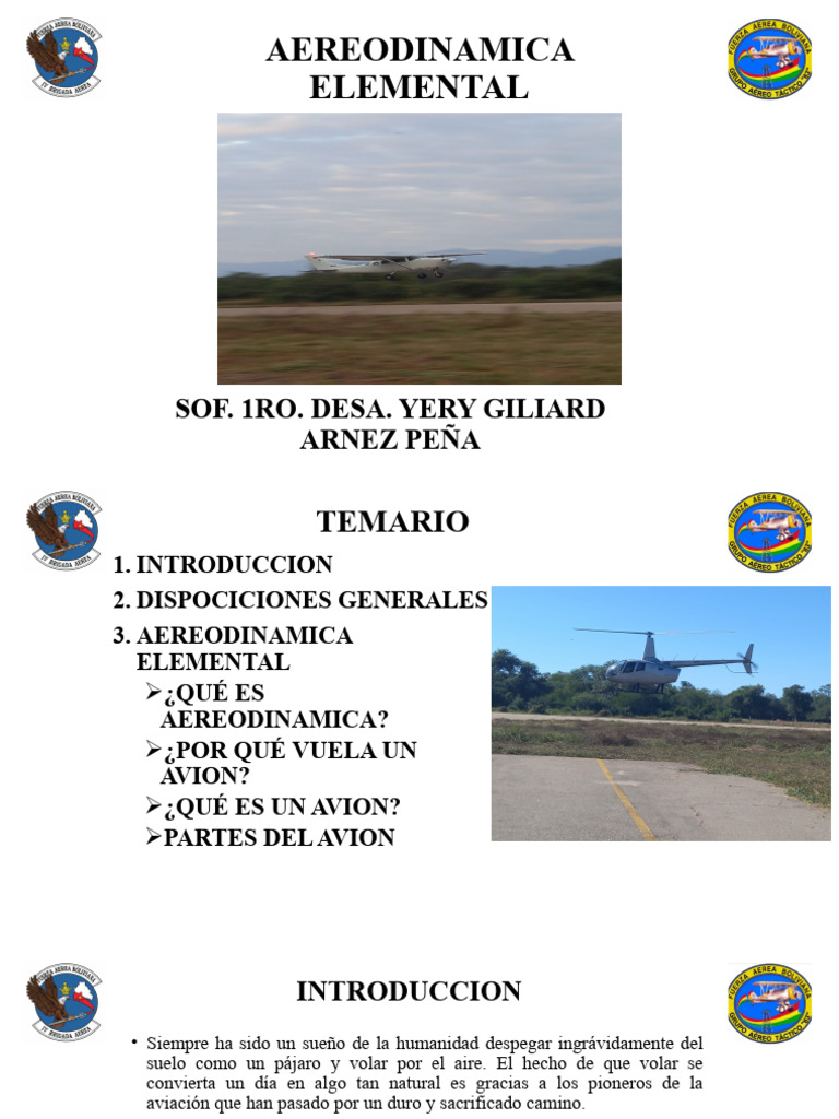 Aereodinamica Elemental | PDF | Avión | Superficies de control de vuelo