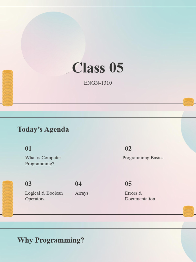 Week 5 | PDF | Data Type | Computer Program