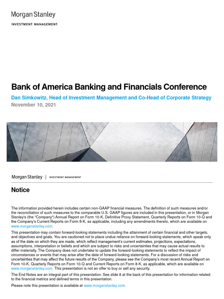 11.10.21.BAC Conference DS Presentation | PDF | Equity (Finance ...