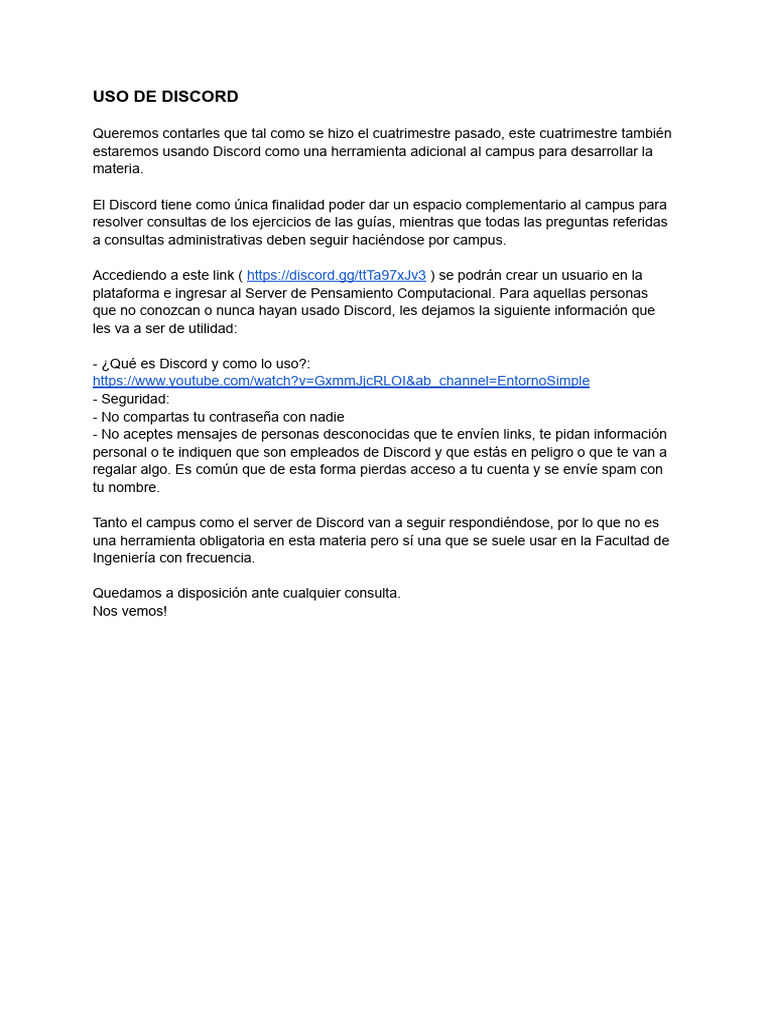 Uso de Discord | PDF | Informática