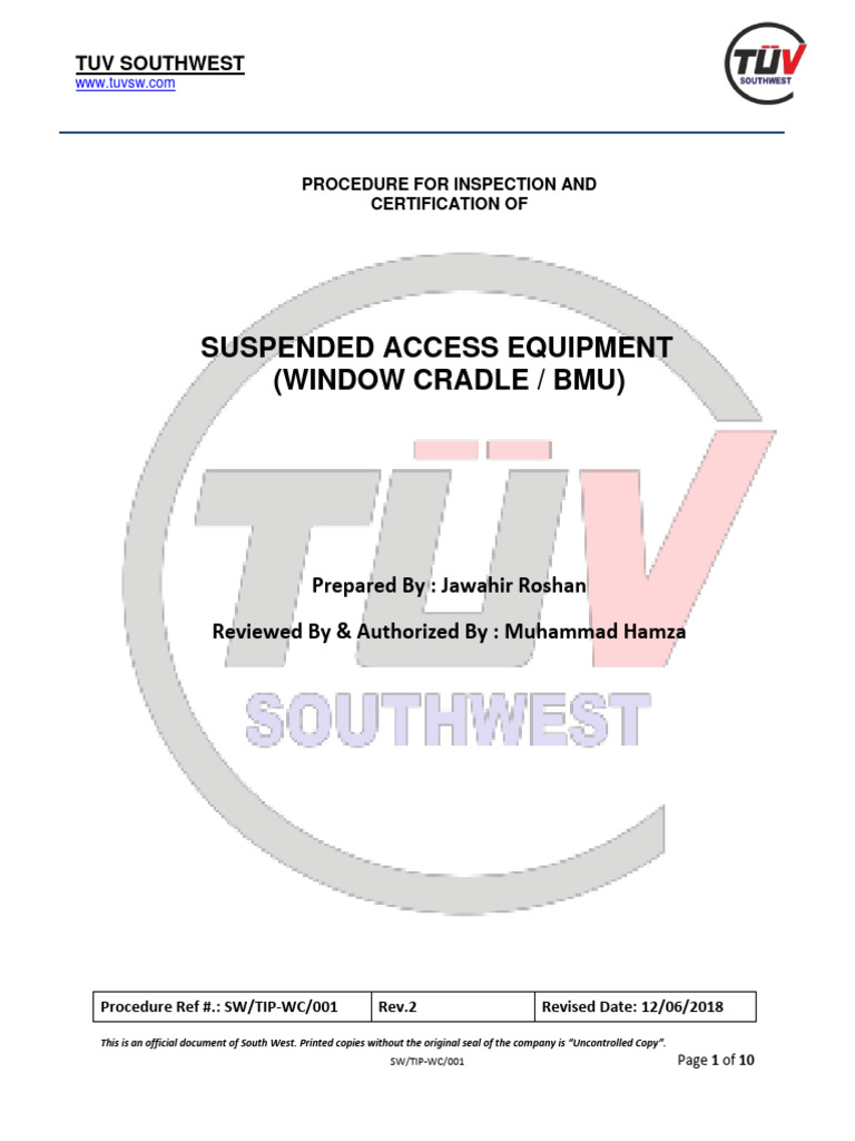 Window Cradle | PDF | Rope | Manufactured Goods