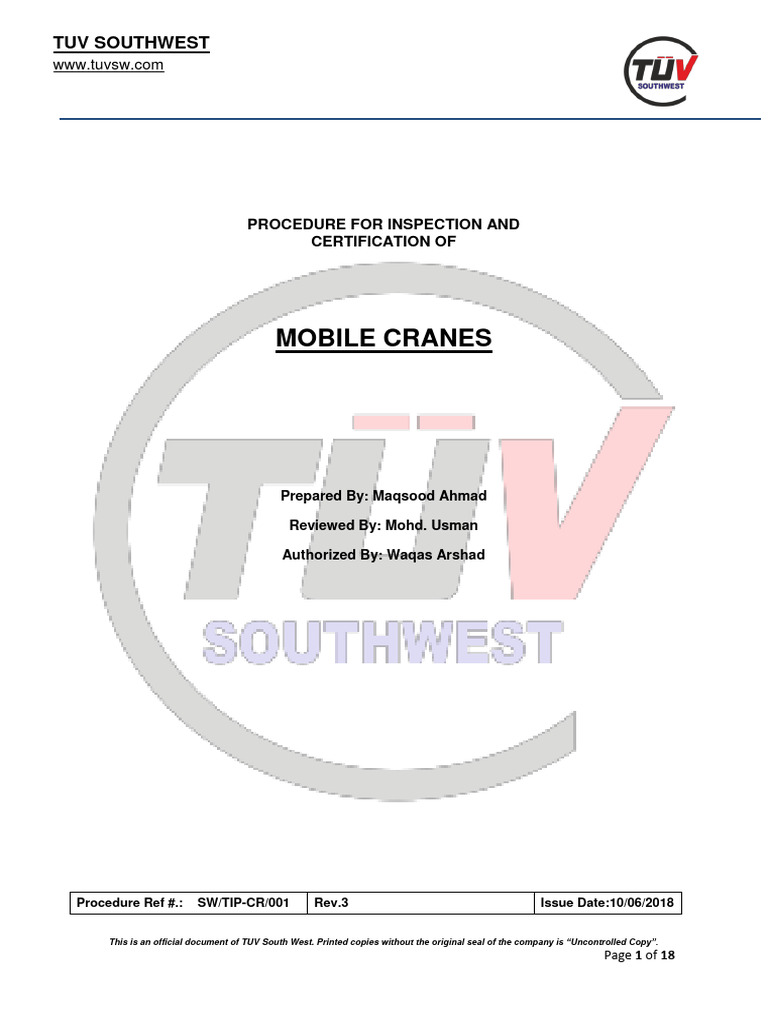 Mobile Crane | Download Free PDF | Crane (Machine) | Rope