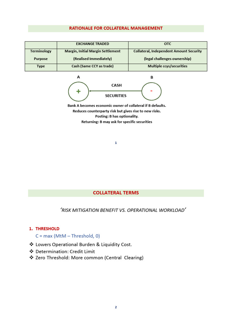 Collateral | PDF | Finance & Money Management | Business