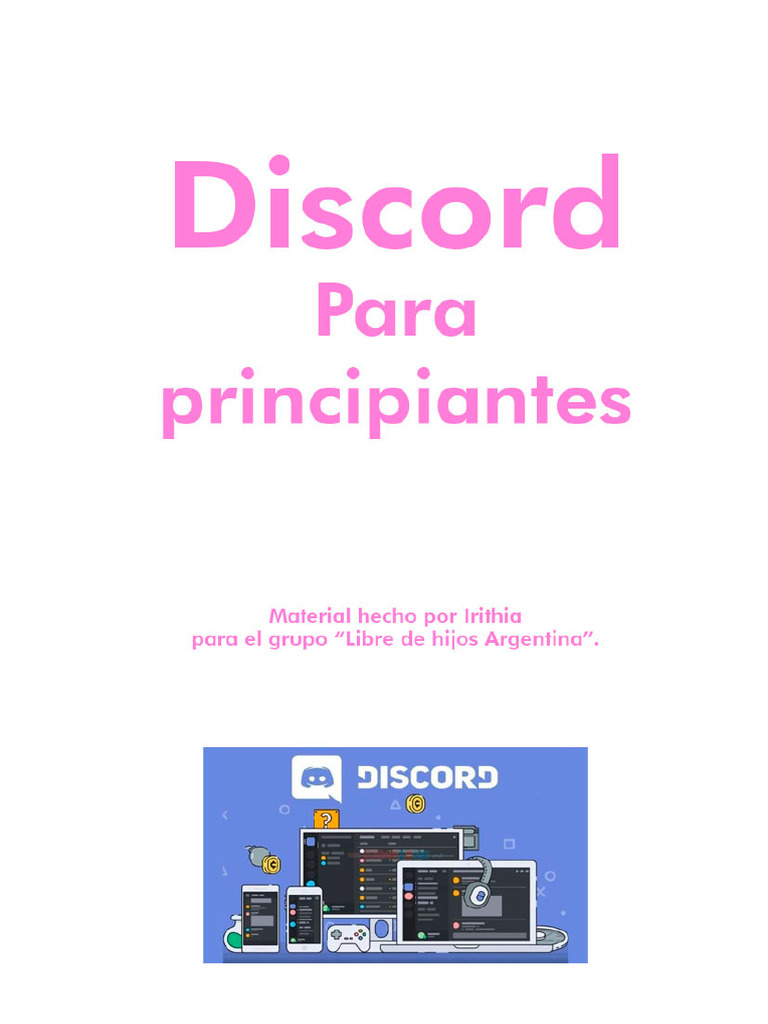 Tutorial Discord para Celu | PDF