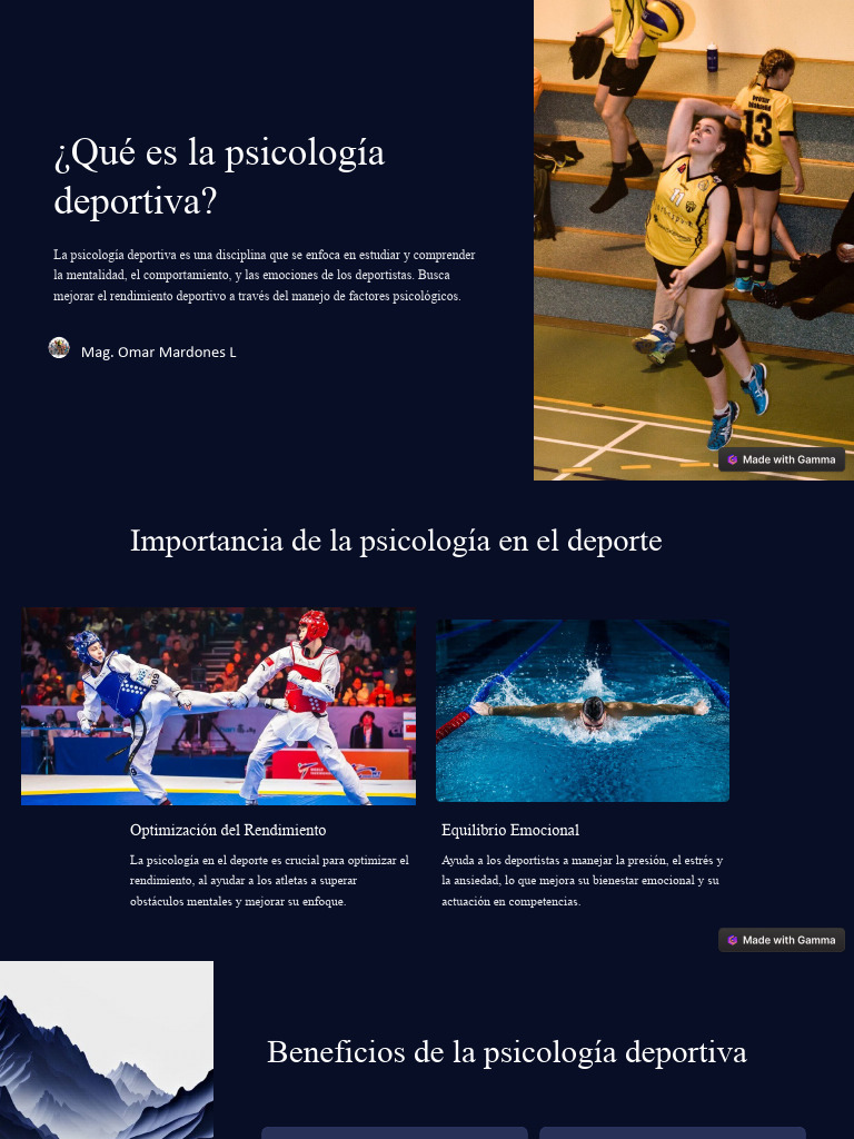 Que Es La Psicologia Deportiva | PDF | Las emociones | Sicología