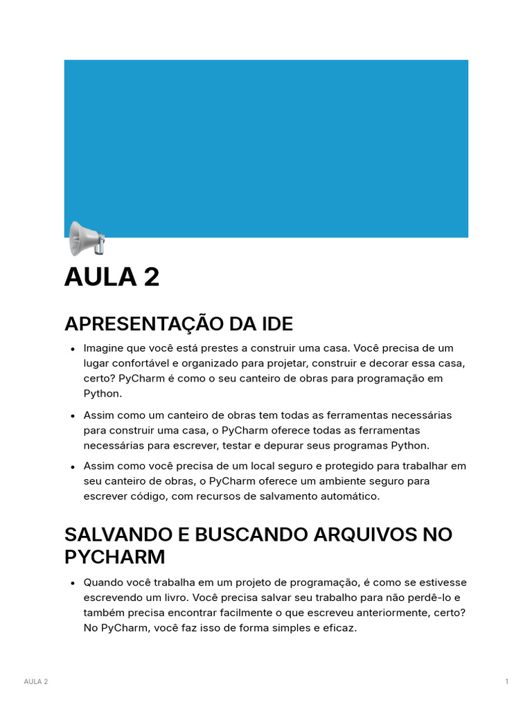 Aula2 8's | PDF