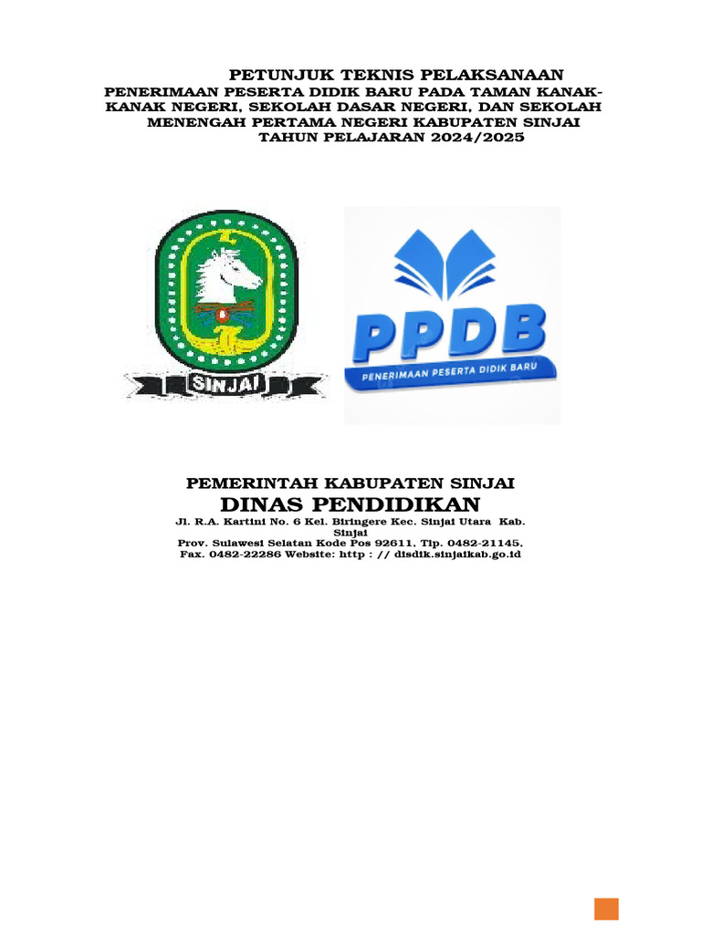 Juknis PPDB Tahun 2024 | PDF | Karier & Perkembangan | Bisnis