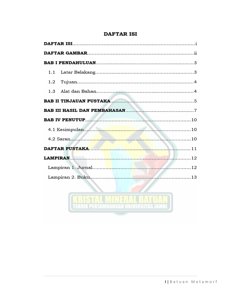 Batuan Metamorf | PDF | Sains & Matematika | Ilmu Sosial