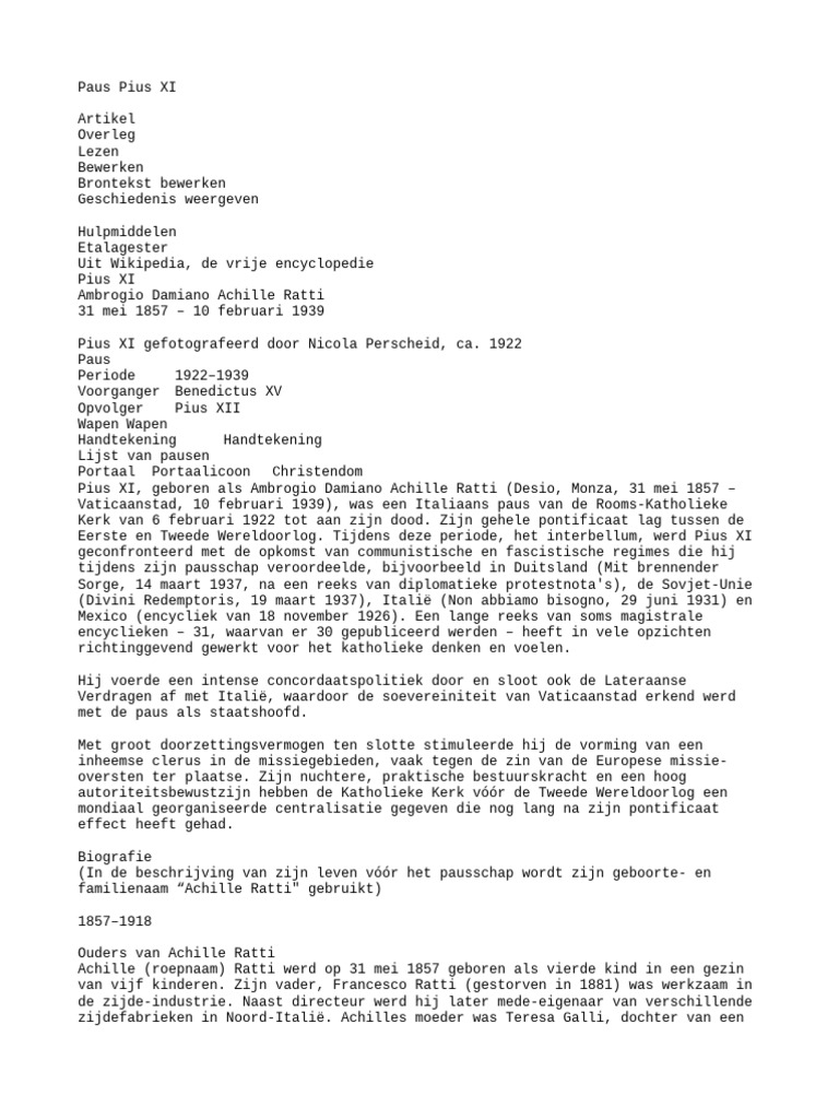 Paus Pius | PDF