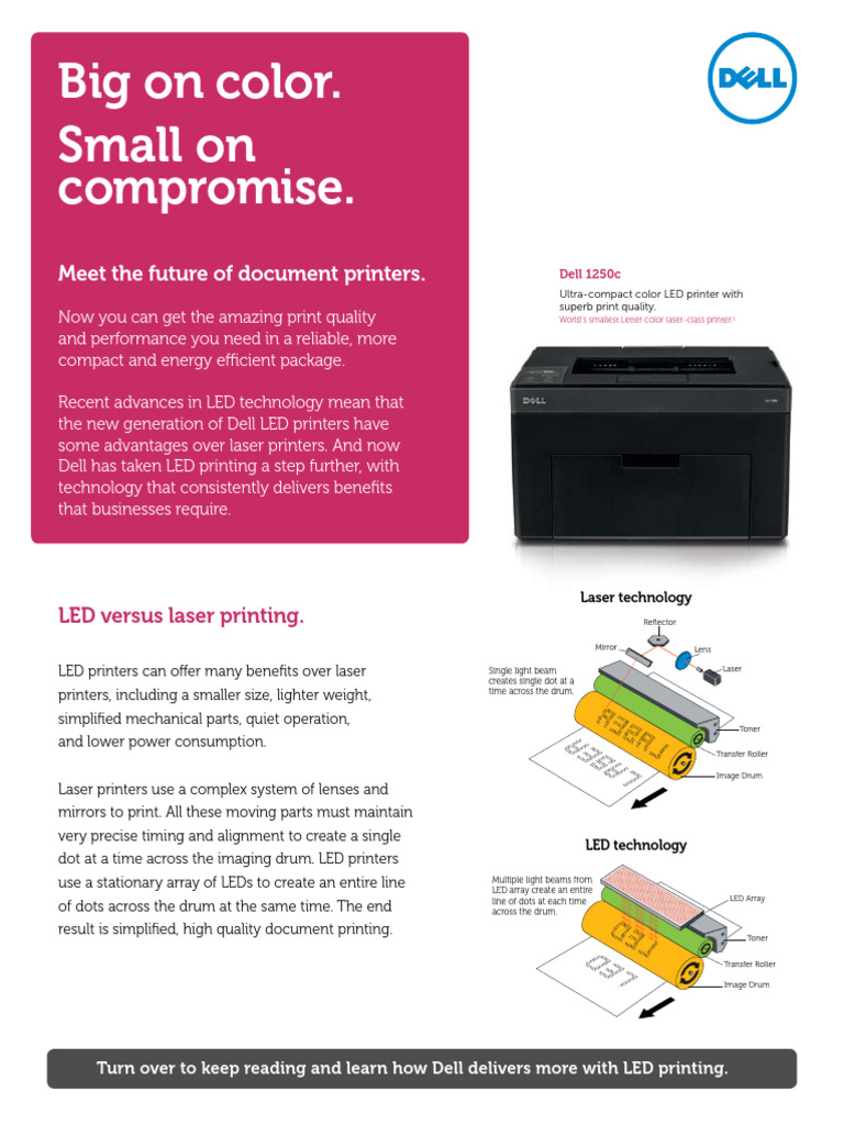 Led Vs Laser Printing Dell | PDF | Printer (Computing) | Office Work