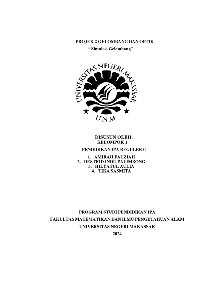 Simulasi Beda Fase dan Gelombang Longitudinal | PDF