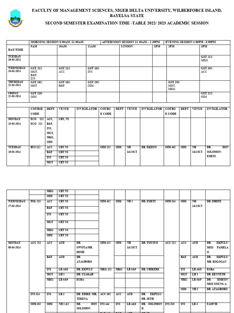FMS Exam TT2 2022-2023-1-1 | PDF | Educational Institutions ...