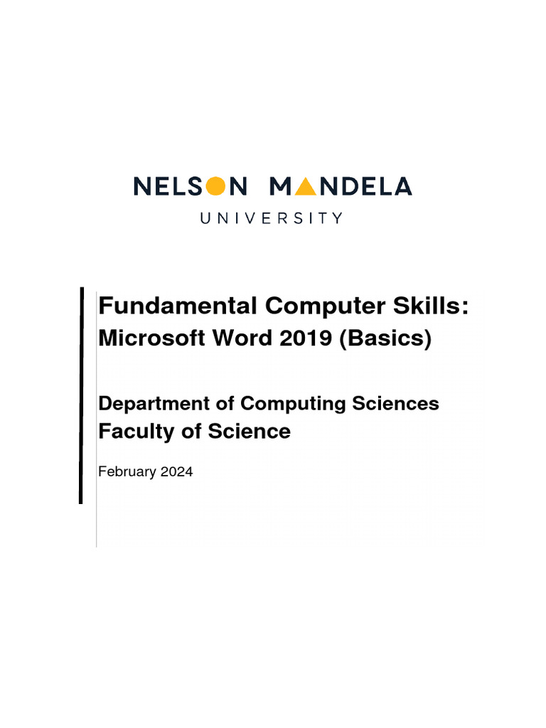 02 Fcs Word Processing Basics Pdf