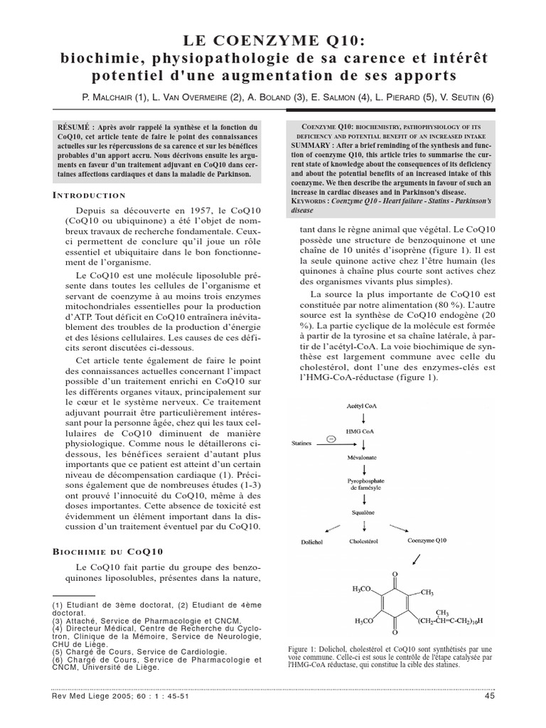 Co Q10 Ubiquinone | PDF