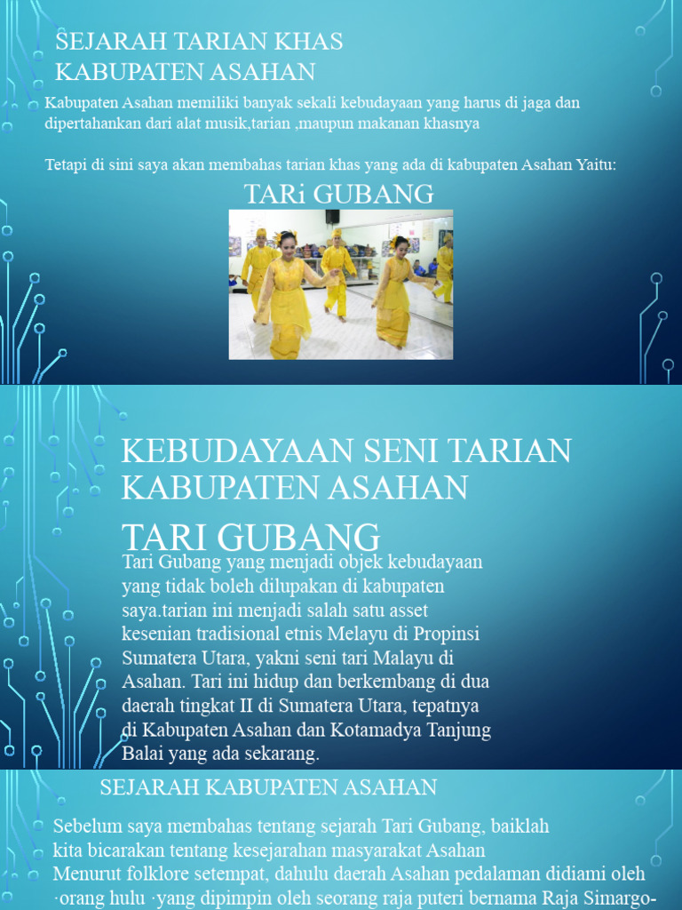 Sejarah Tari Gubang Asahan | PDF | Seni | Sejarah