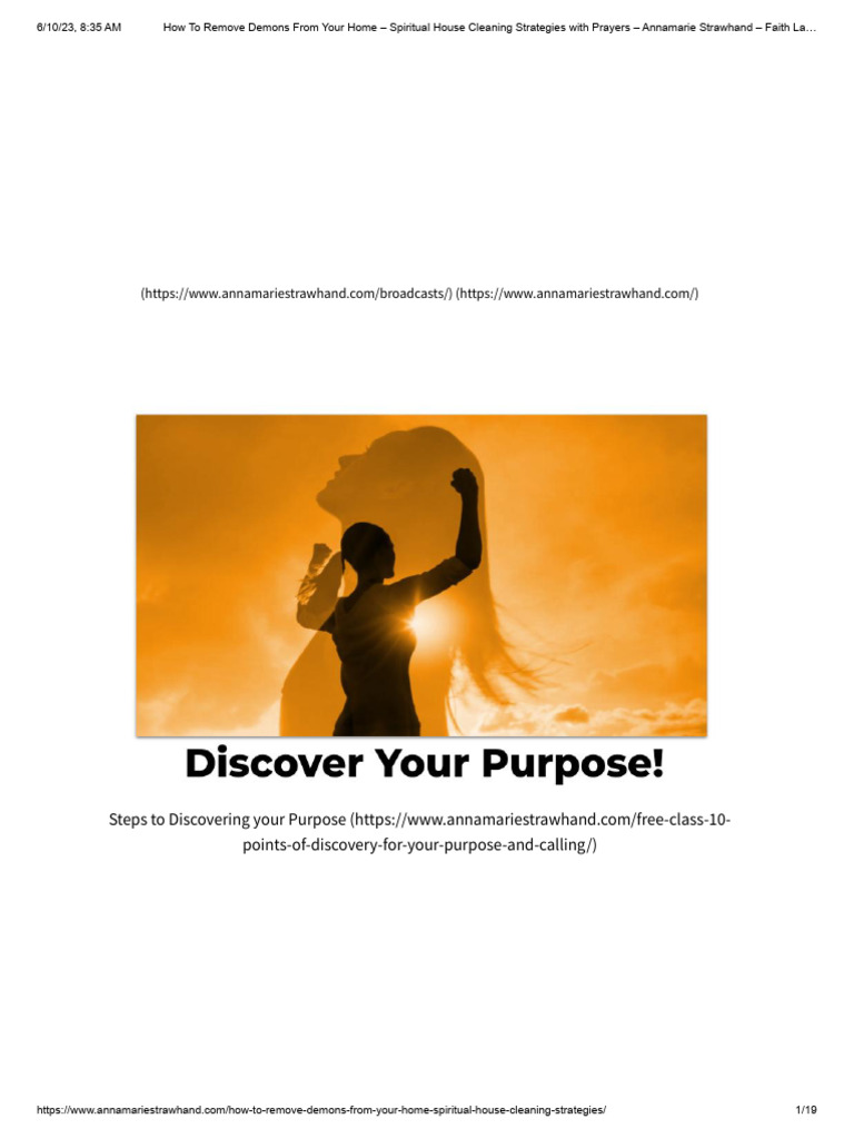 Spiritual House Cleaning to Remove Demons | PDF | God The Father | Jesus