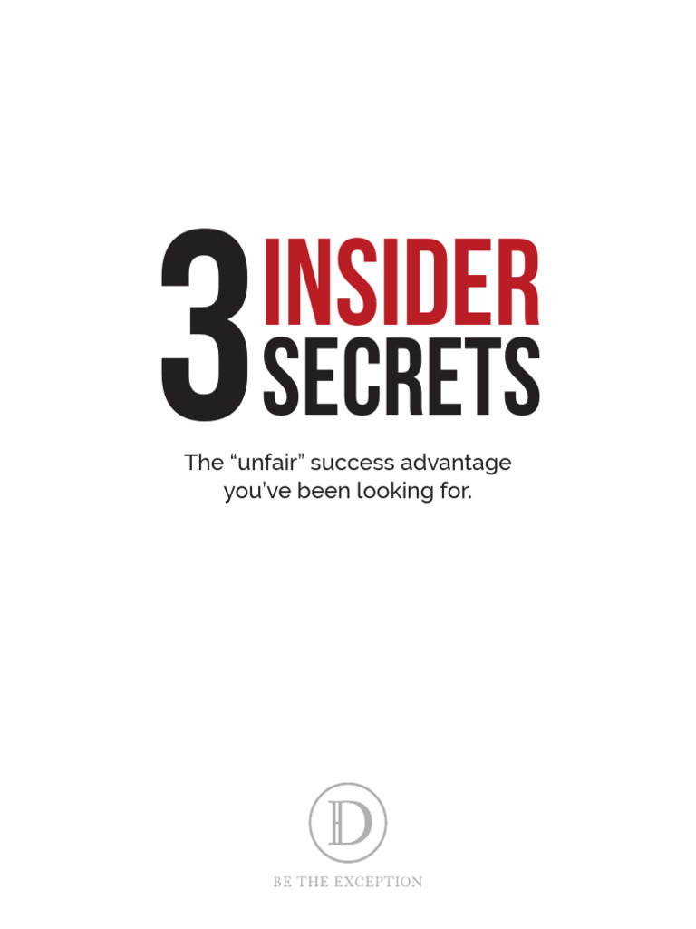 Insider Secrets Guidebook Darren Hardy | Download Free PDF ...