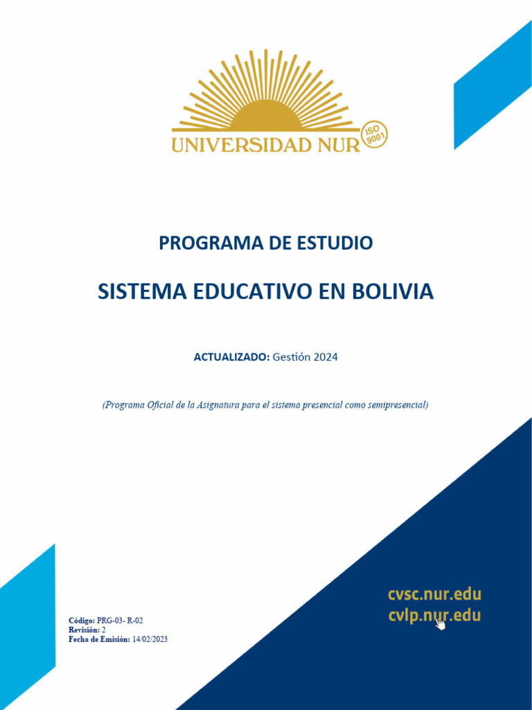 PRG-03-R-02 (7) - Modificado | PDF | Evaluación | Plan de estudios