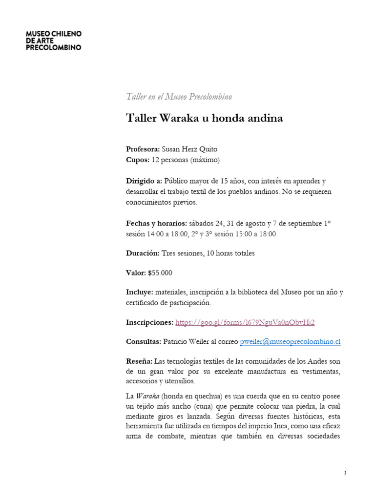 Programa Waraka | PDF | Textiles