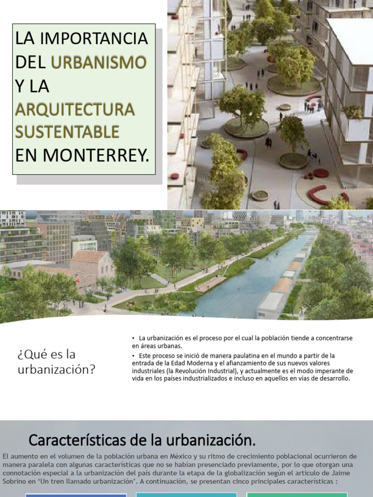 La Importancia Del Urbanismo y La Arquitectura Sustentable en Monterrey ...