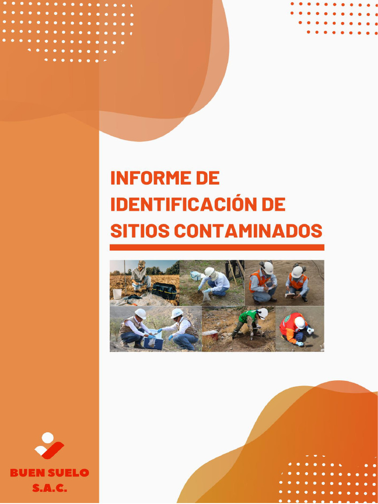 Informe de Identificación de Suelos Contaminados (Iics) | PDF Informe de Identificación de Suelos Contaminados (Iics) | PDF