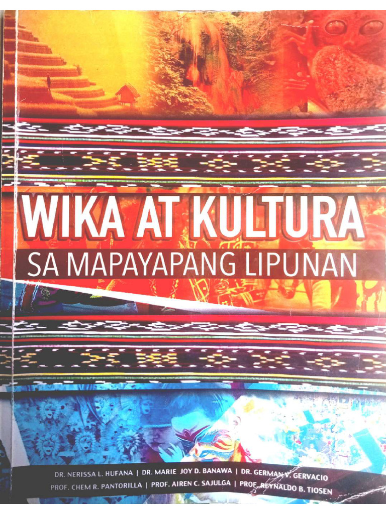 FIL101 Wika at Kultura Sa Mapayapang Lipunan Book | PDF