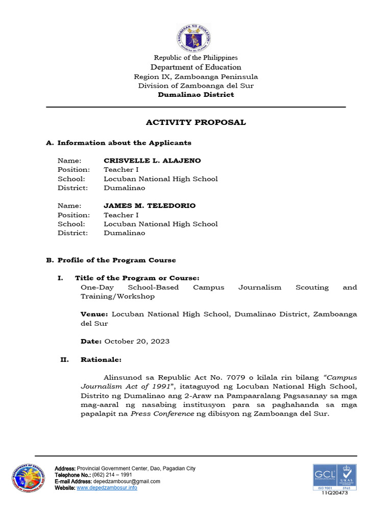 Journalism Proposal | PDF